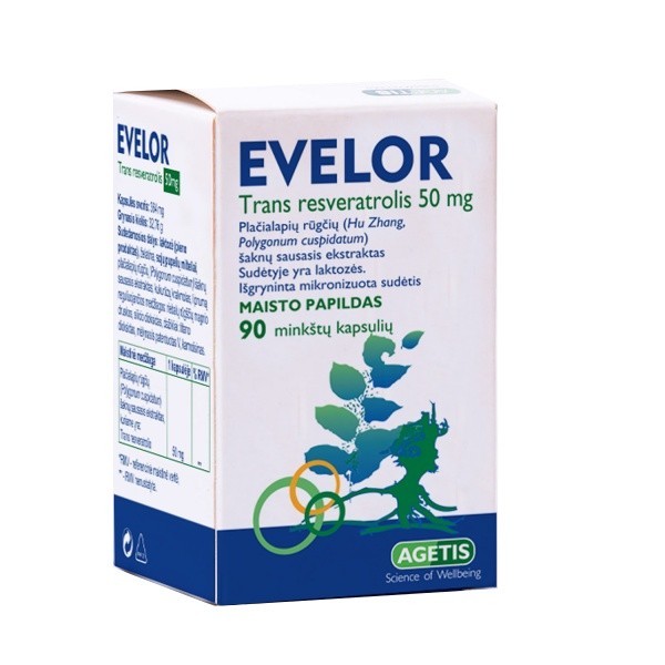 EVELOR 50MG CAPS. N90 - Pinkpharma.lt