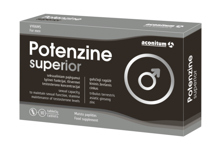 POTENZINE SUPERIOR TAB. N30 - Pinkpharma.lt
