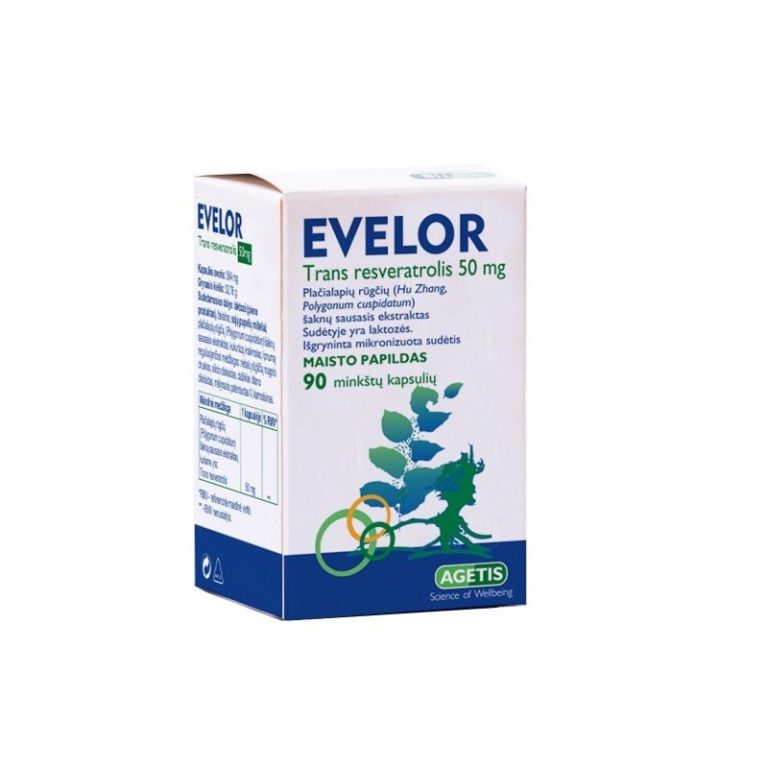 EVELOR 50MG CAPS. N90 - Pinkpharma.lt
