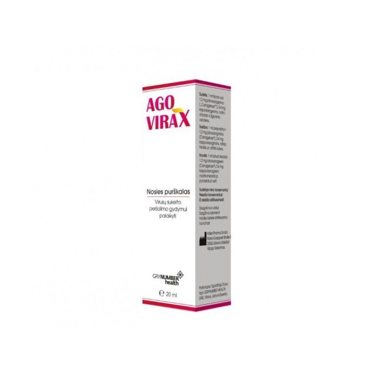 AGOVIRAX SPRAY 20ML - Pinkpharma.lt