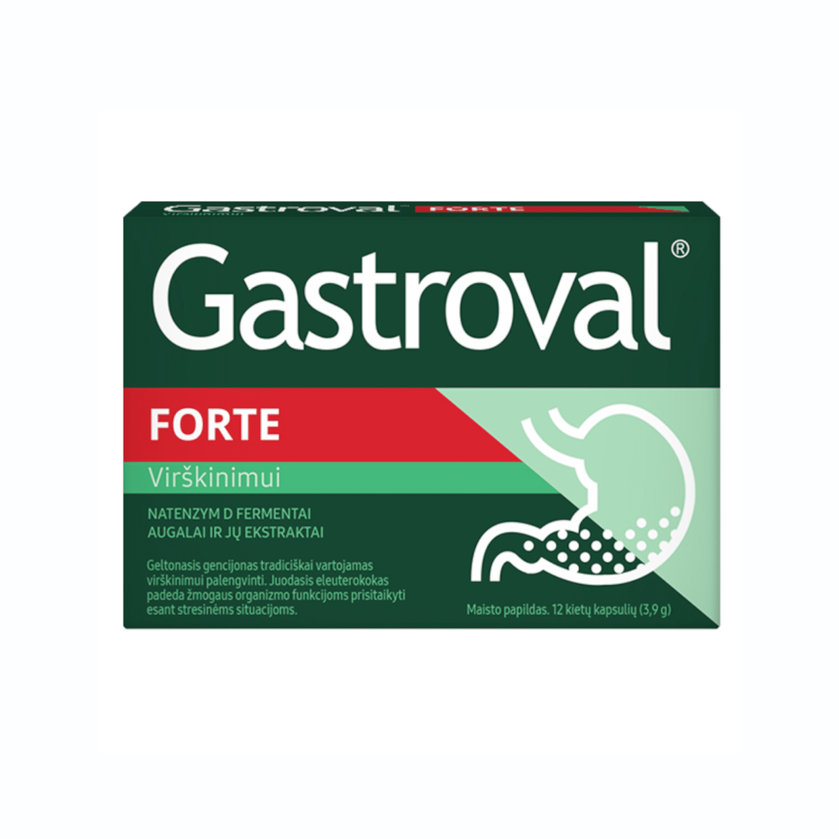 GASTROVAL FORTE N12 - Pinkpharma.lt