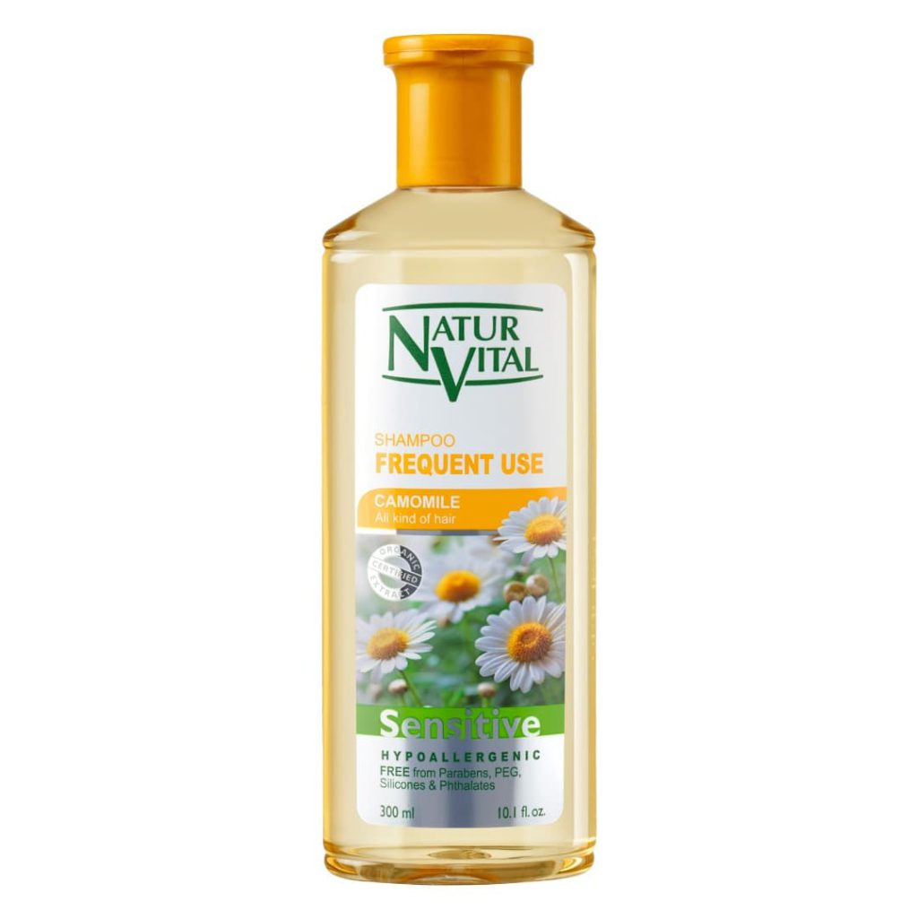 Natur Vital šampūnas dažnam naudojimui su ramunėlėmis, 300 ml ...