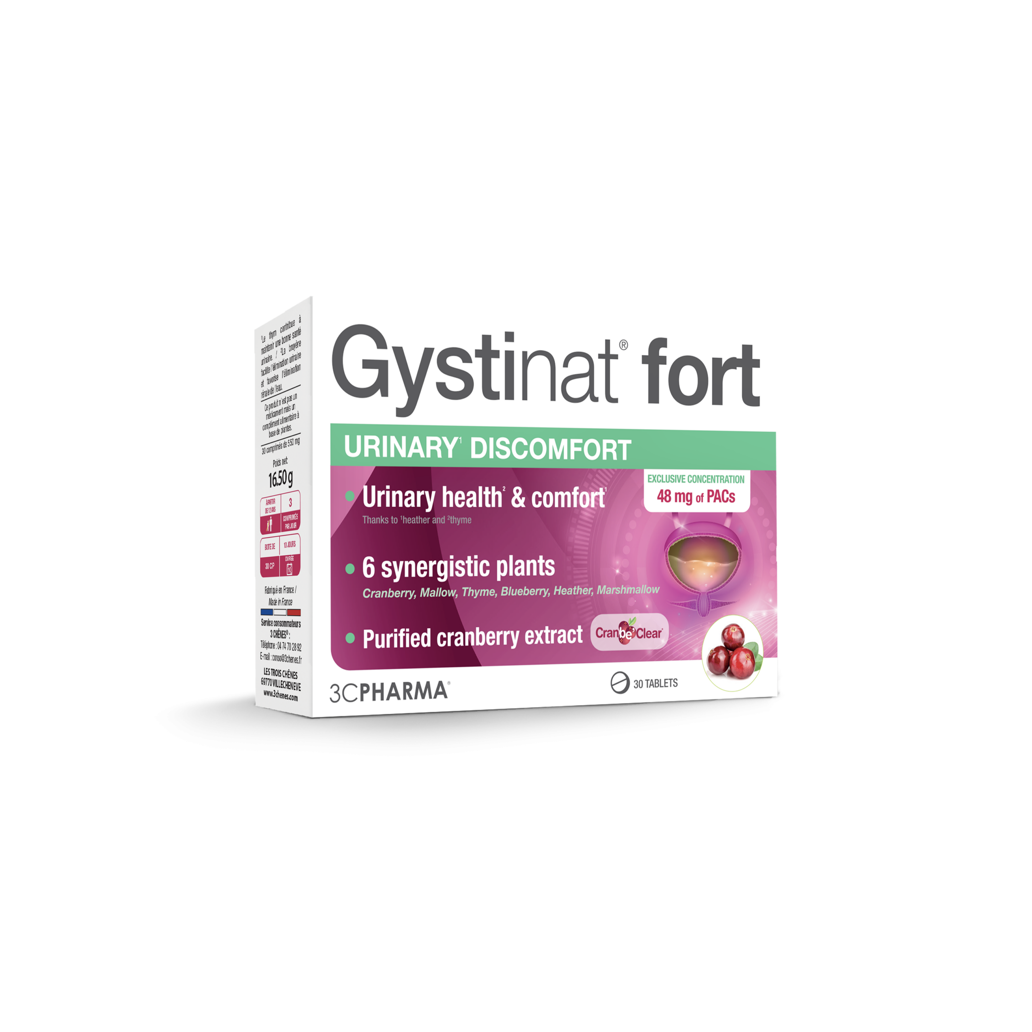 3C PHARMA Gystinat Fort, tabletės N30 - Pinkpharma.lt