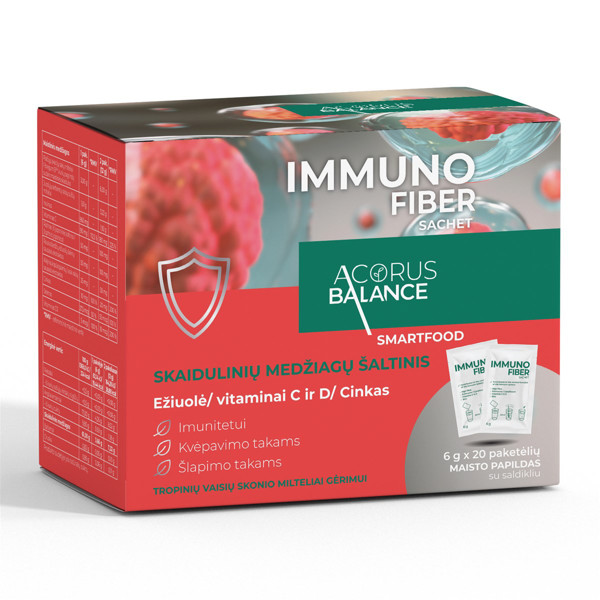 ACORUS BALANCE IMMUNO SHOTS, imunitetui, N14 - Pinkpharma.lt